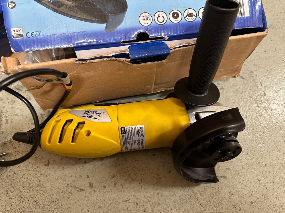 MISTER TOOL Winkelschleifer 910 W | Kaufen auf Ricardo