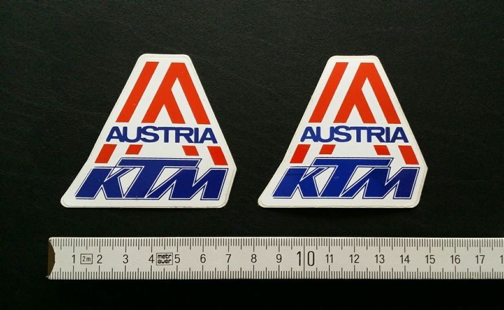 2 Stk. KTM Emblem (Aufkleber) vintage | Kaufen auf Ricardo