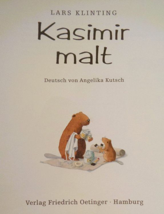 Biber Kasimir malt / Bilderbuch ab Fr. 8.- (Gebraucht) in Bellach für ...
