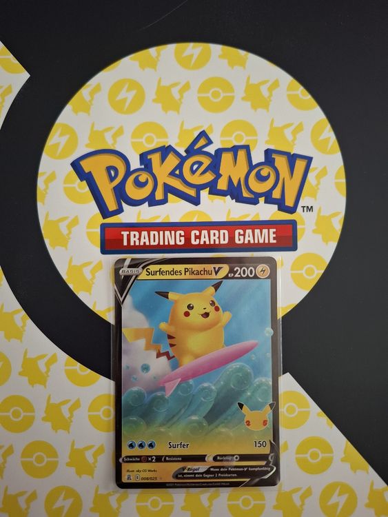 Pokémon Karte: Surfer Pikachu V (Neu (gemäss Beschreibung)) in ...