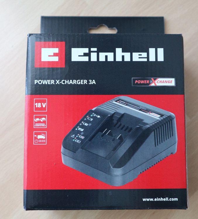 Einhell Power x-Charger 3A - Ladegerät für Akku 18 V | Kaufen auf Ricardo