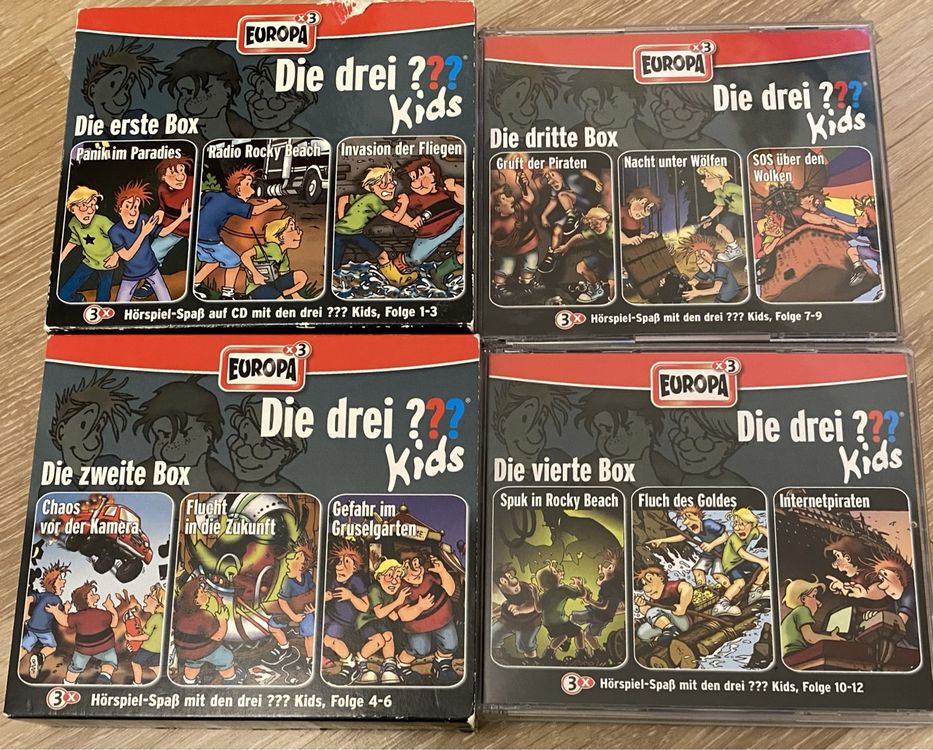 Die drei ??? Kids, erste, zweite, dritte und vierte Box | Kaufen auf ...