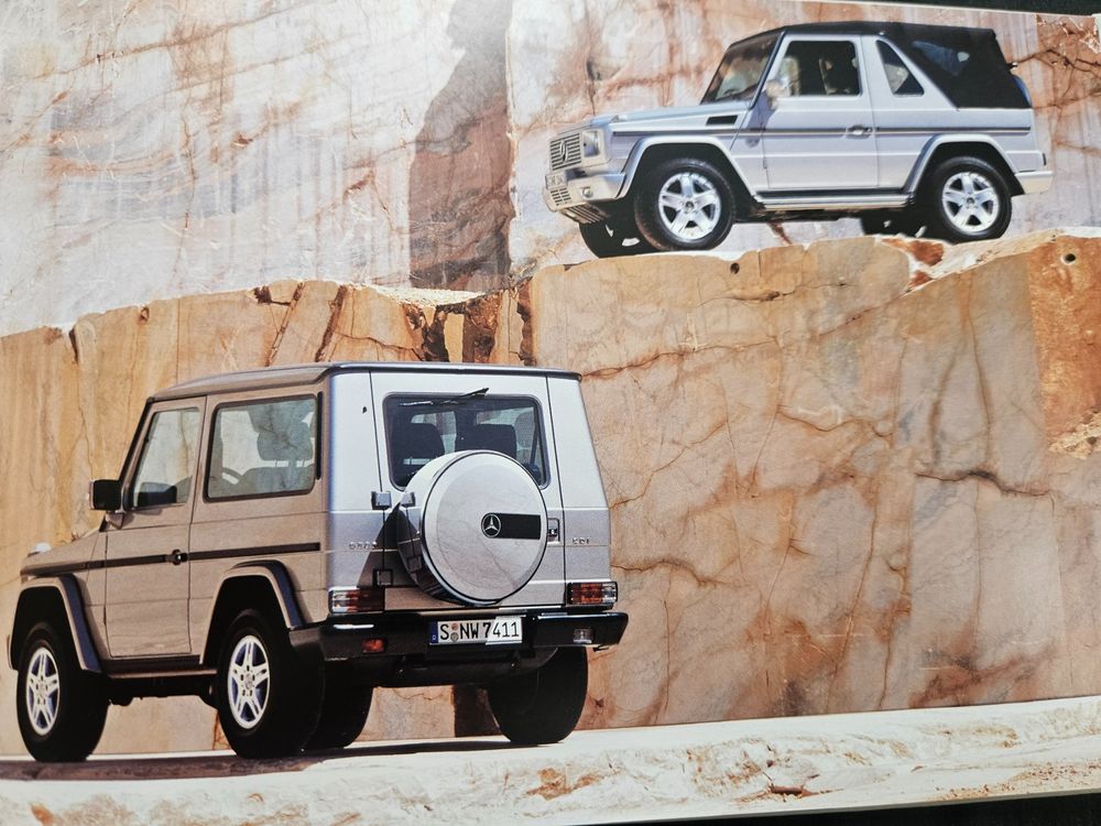 Mercedes G Klasse G 320 CDI G 500 G 55 AMG Prospekt 2006 xb (Gebraucht ...