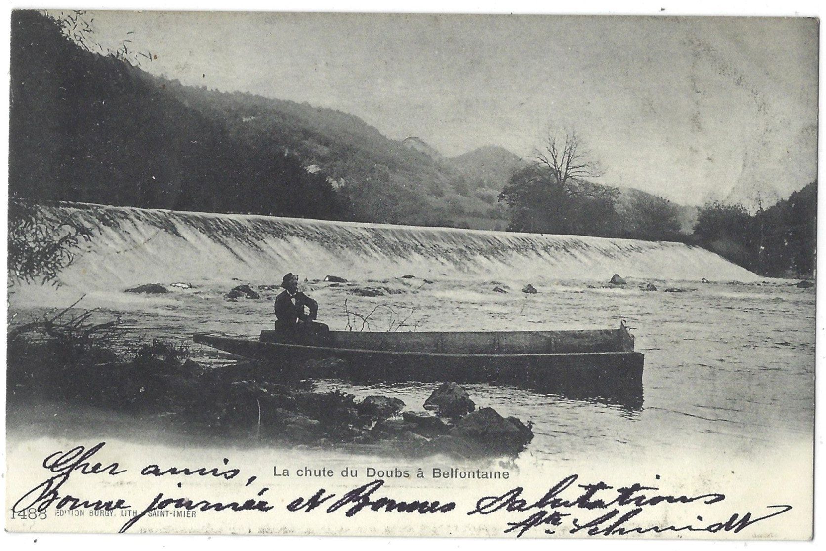La chute du Doubs à Belfontaine (Gebraucht) in Bütschwil für CHF 6 ...