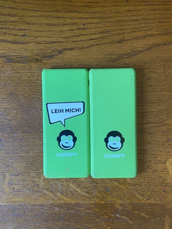2 Portable Powerbank without Cable, Chimpy Brand | Kaufen auf Ricardo