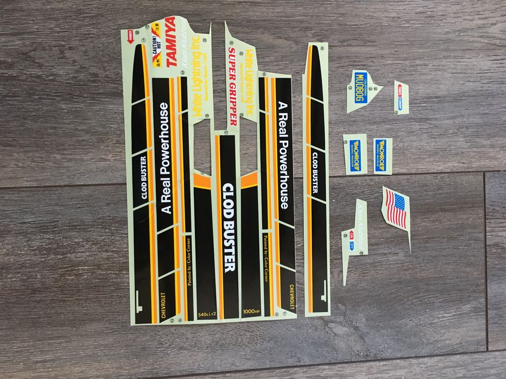 Tamiya Clod Buster decals incomplet (Gebraucht) in Cottens FR für CHF ...