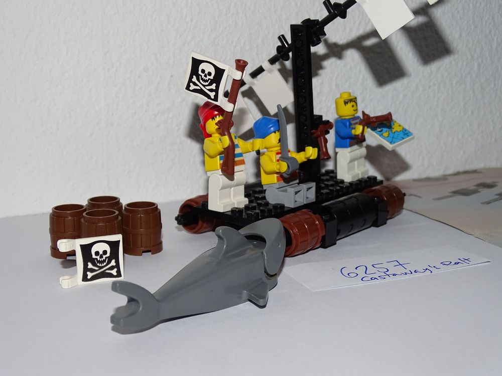 Lego 6257 - Castaway's Raft - Piratenspähtrupp/Vintage 1989 | Kaufen ...
