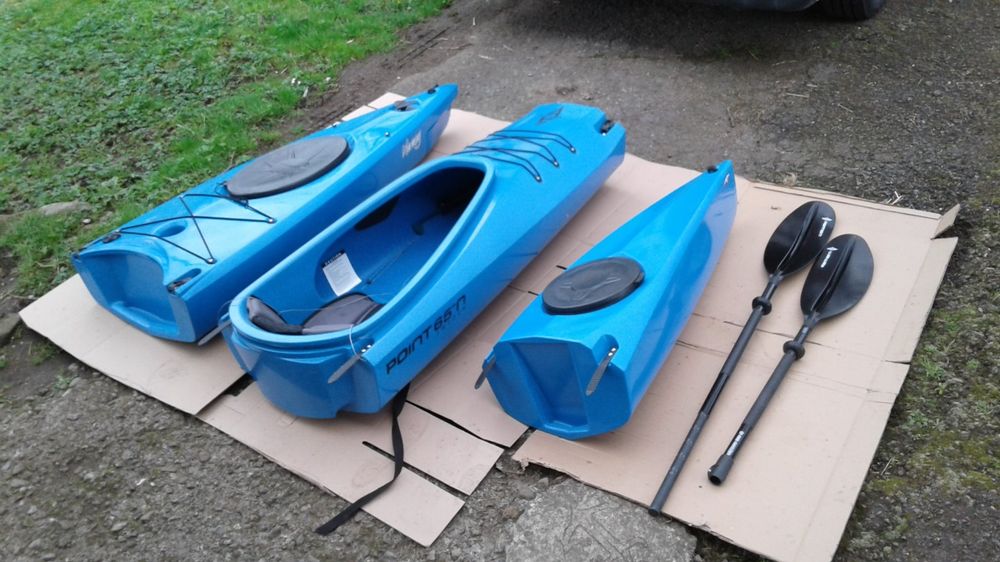 Kayak Kanu 3-teilig mit Paddel neuwertig Point65 Mercury | Kaufen auf ...
