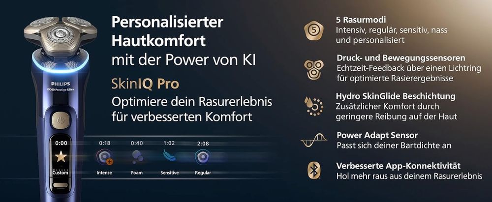 Philips i9000 Prestige Ultra - Model XP9401/38 - Farbe Aqua (Gebraucht ...