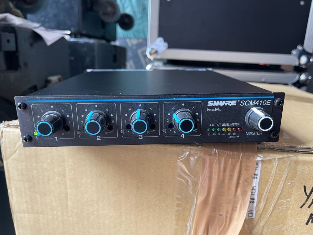 SHURE IntelliMix SCM410E – NOS 4-Kanal-Mikrofonmischer (Gebraucht) in ...