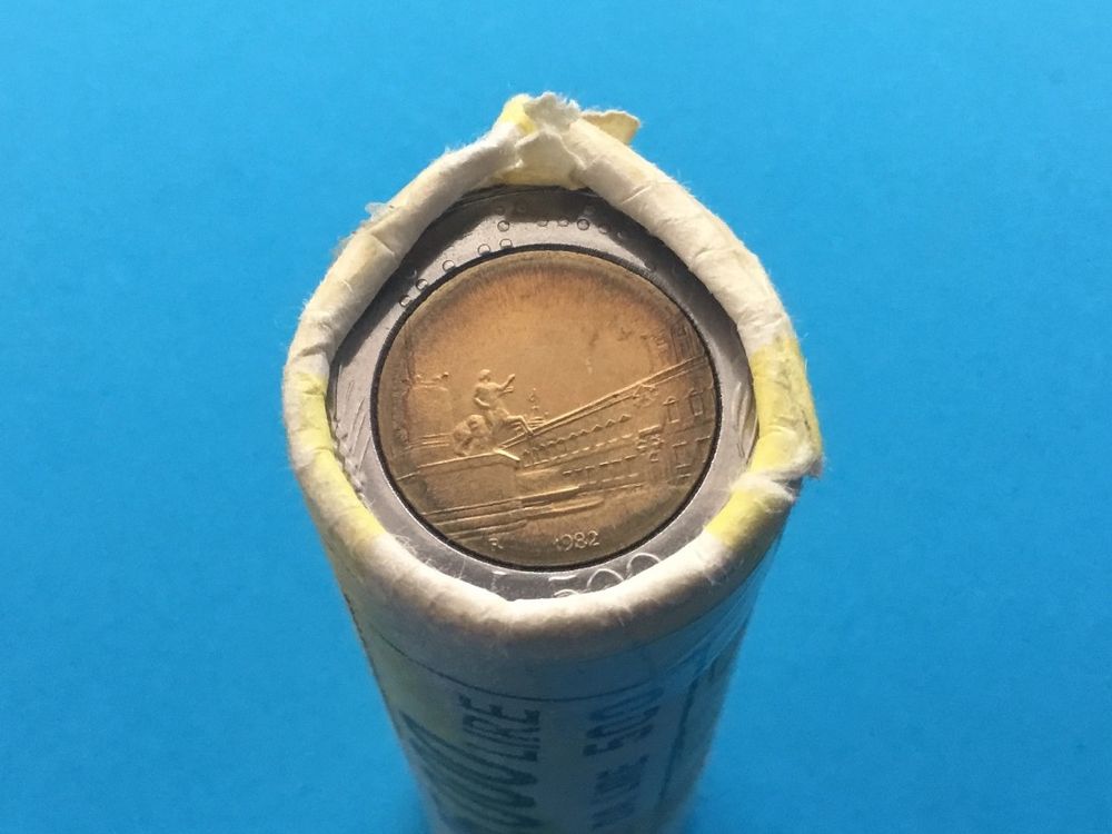 Original Rolle Italienische 500 Lire 1982 (testa piccola) (Neu und ...