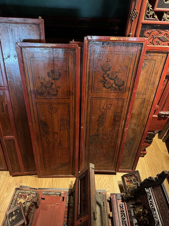 Antique Carved Wood Panels - Perfect Winter Project! (Gebraucht) in für ...