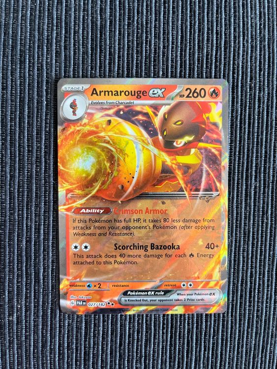 Pokemon Armarouge EX Paradox Rift Englisch (Neu (gemäss Beschreibung ...