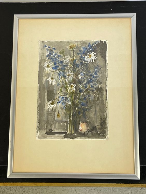 Tableau Aquarelle signée 34x42cm | Kaufen auf Ricardo