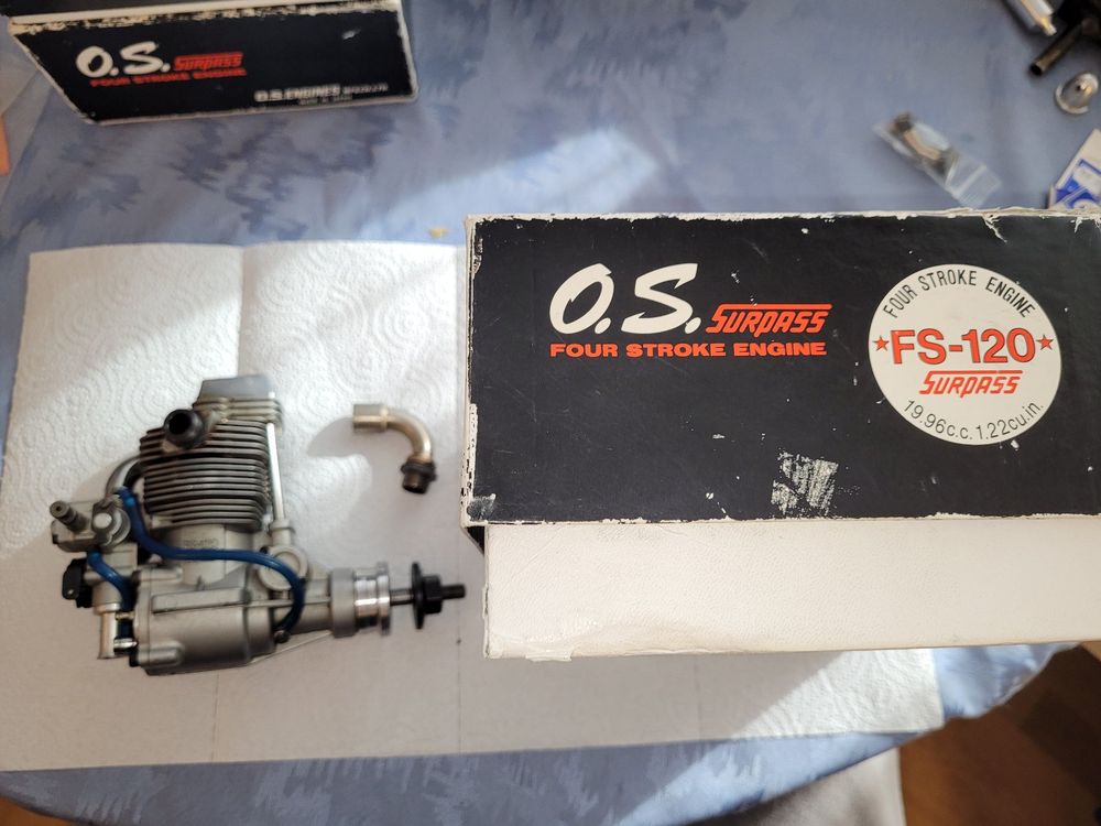 OS FS-Series Surpass 120, 20 ccm 4-Takt Vintage Motor | Kaufen auf Ricardo