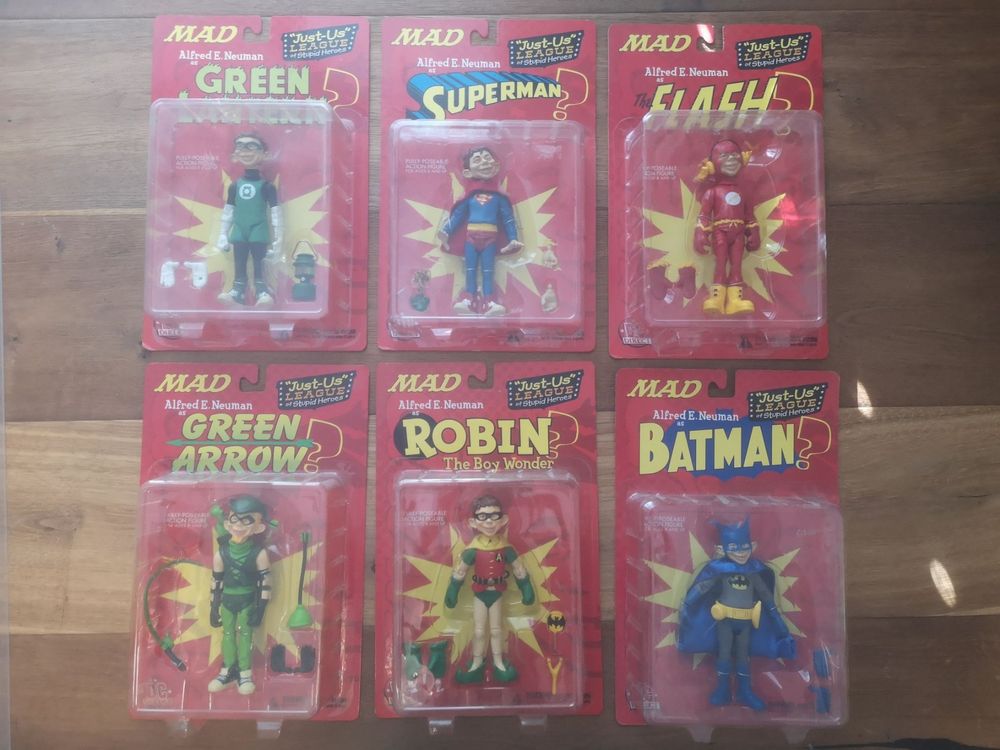 6x DC Direct Alfred E. Neuman MAD Magazin Action Figuren | Kaufen auf ...