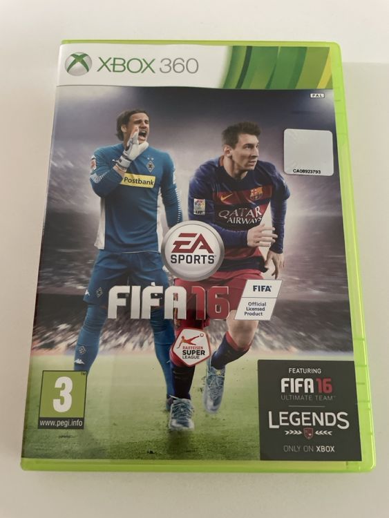 FIFA 16 Xbox 360 Fussball Game Legend Messi Neymar Ronaldo | Kaufen auf ...