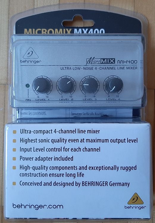 behringer Micromax MX400 4-Channel Line Mixer (Gebraucht) in Fribourg ...