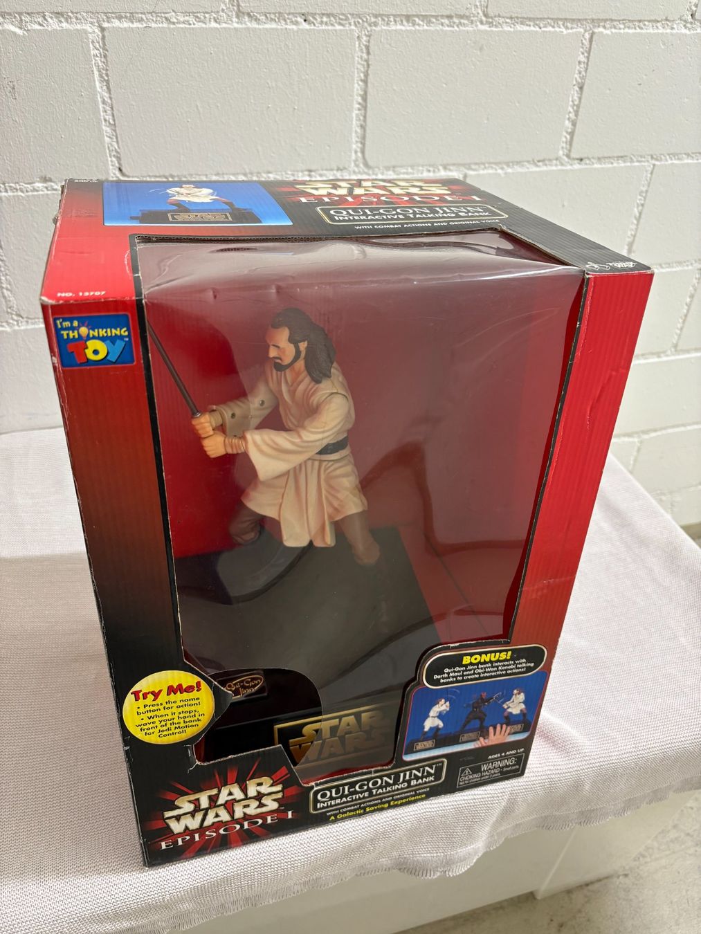 Star Wars Episode I - Qui-Gon Jinn Spardose, neu & OVP! (Neu und ...