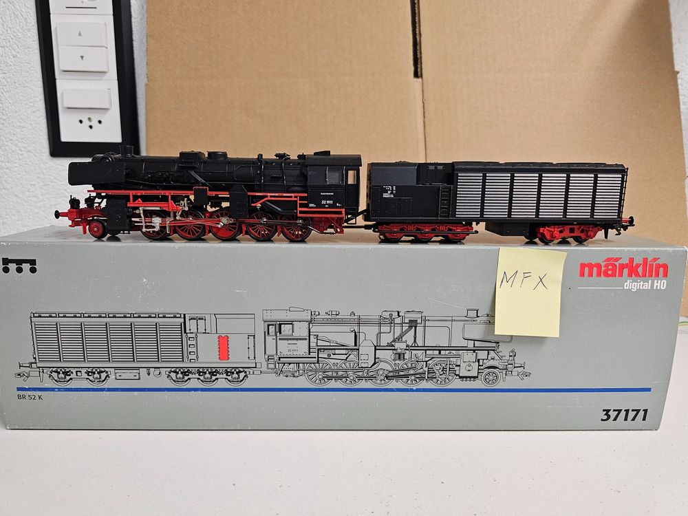 Märklin 37171 lok Br 52 1911 K DB MFX dès 1.-fr (Neu (gemäss ...