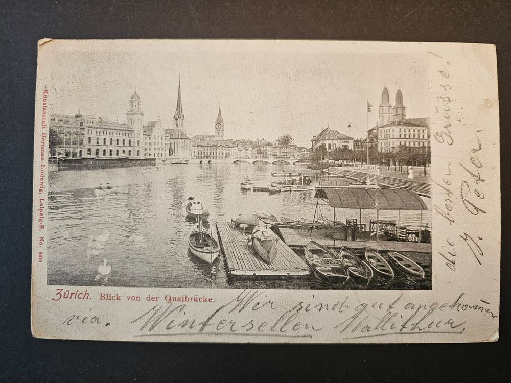 Antike PK Fotokarte von Zürich (Gebraucht) in Dallenwil für CHF 5 – mit Lieferung auf Ricardo kaufen