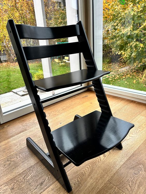 Wunderschne Stokke Tripp Trapp Schwarz Fotos