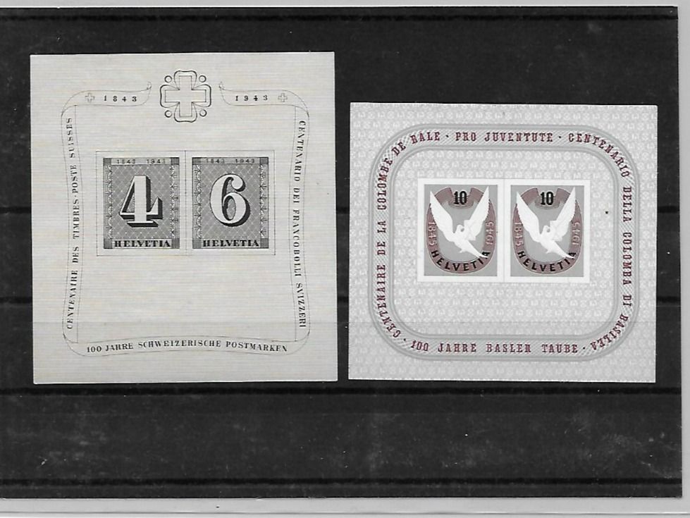 Block 1943 + 1945 ** Ausschnitte Kat: CHF 150.- (Gebraucht) in Basel für CHF 8 – mit Lieferung ...
