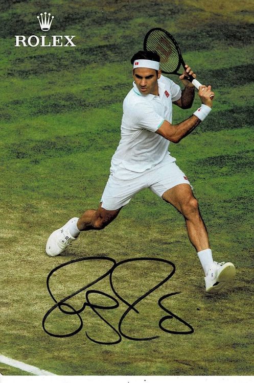 Roger Federer Handsigniert Wimbledon RARE | Kaufen auf Ricardo
