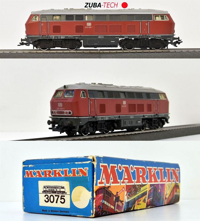 Märklin 3075 Diesellok BR 216 DB, H0 WS (Gebraucht) in St. Gallen für CHF 25.5 – mit Lieferung ...