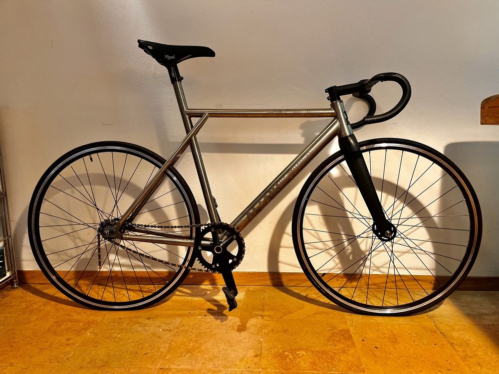 Very rear Titanium Fixed-gear bicycle!!! | Kaufen auf Ricardo