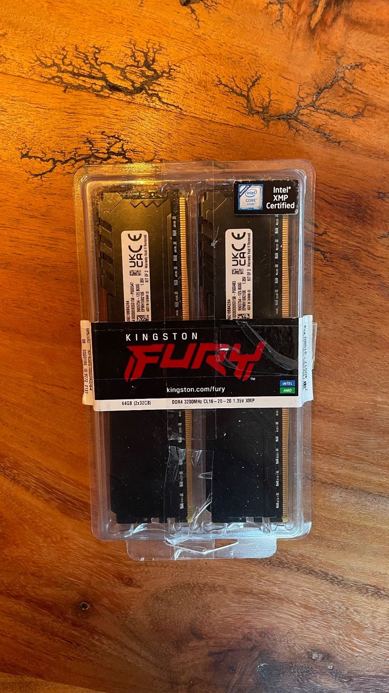 Kingston Fury Beast DDR4 64GB (2x32GB) 3200Mhz RAM (Gebraucht) in St ...