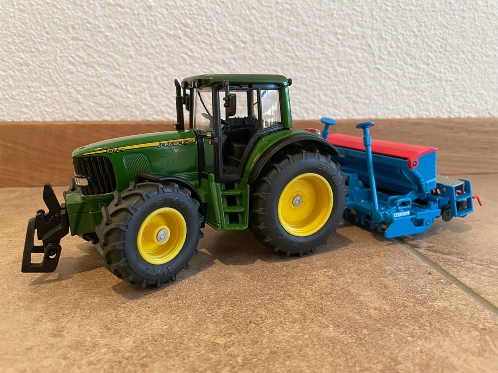 SIKU John Deere 6920 S mit Lemken Saatkombination (Neu und ...