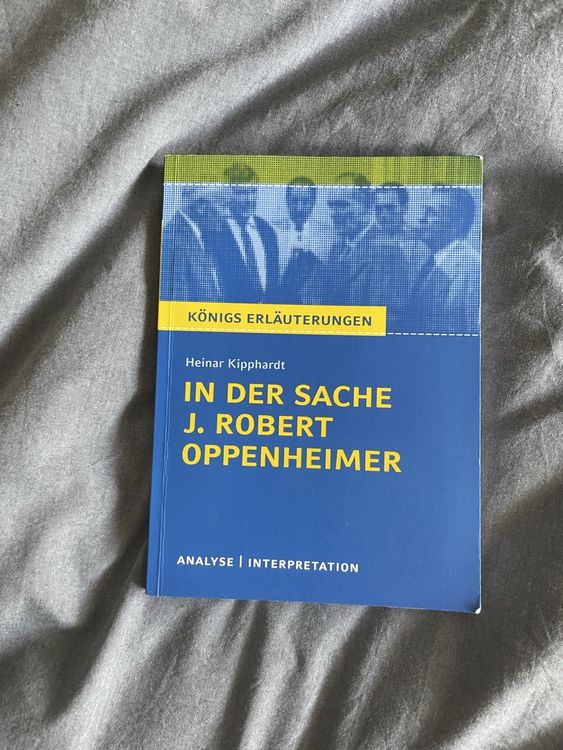 Königs Erläuterung "Oppenheimer" - In der Sache J. Oppenheim (Gebraucht ...
