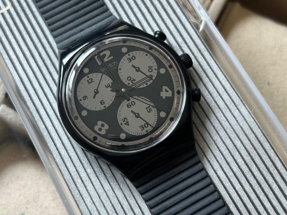 Rare Swatch SCB110 MOON SHADOW neuve complète set 1992 | Kaufen auf Ricardo