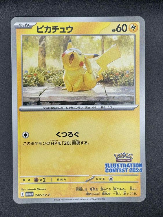 Pikachu 242/SV-P Pokemon Japanese Promo Heat Wave Arena sv9a (D ...