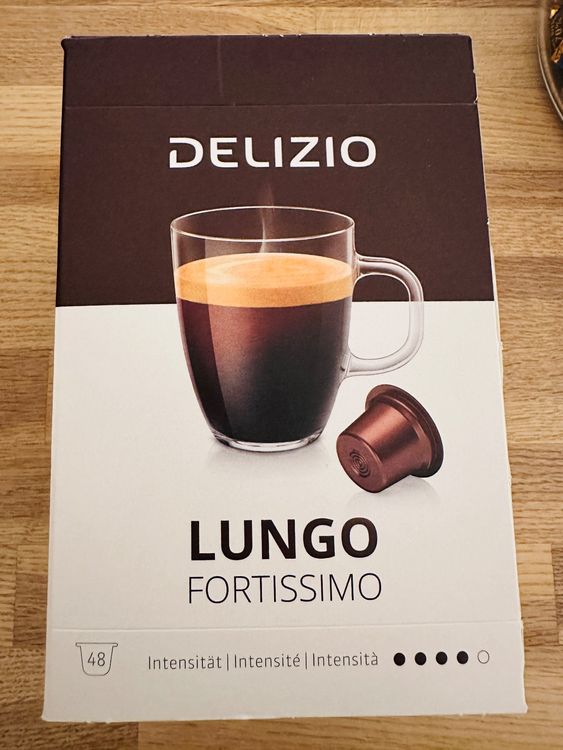 Delizio Lungo Fortissiimo Packung a 48 Stück | Kaufen auf Ricardo