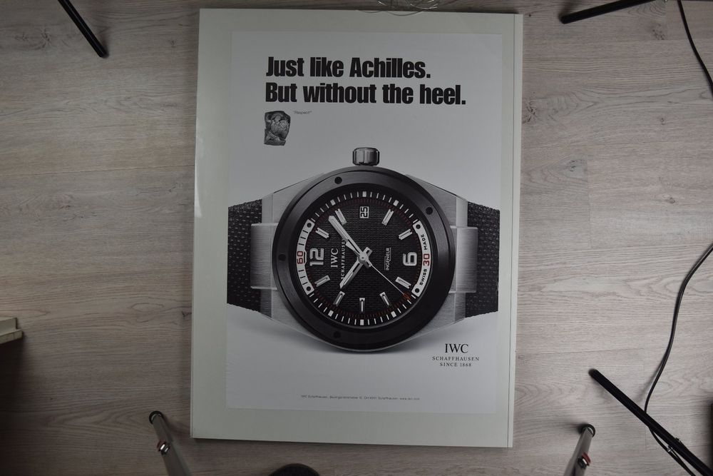 Original Reklame IWC Ingenieur Automatik Uhr rar + Geschenk! (Gebraucht ...