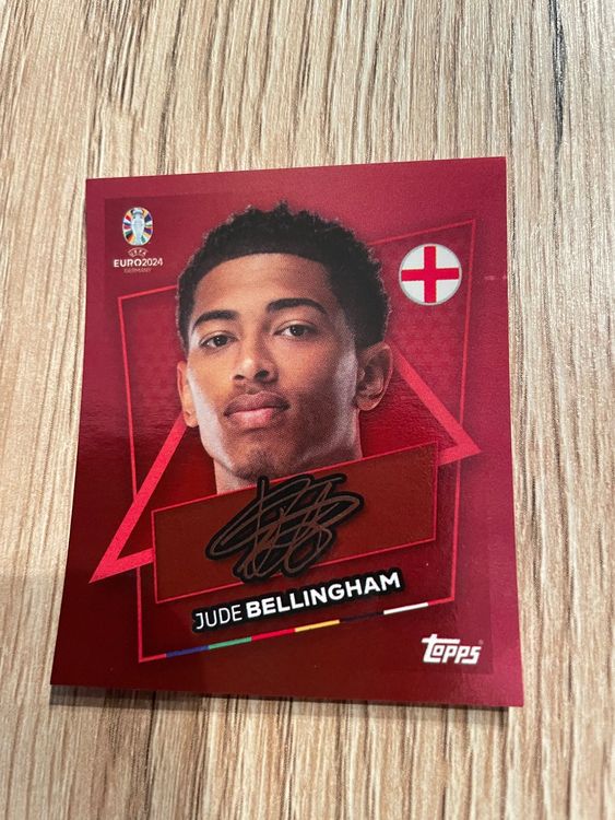 Topps Euro EM 2024 / SIGNATURE JUDE BELLINGHAM/ ENG SP /RARE (Neuf ...