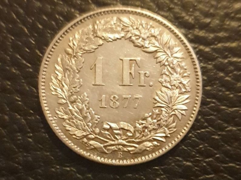 1 Franken 1877 vz-unz Silber (Gebraucht) in Biel/Bienne für CHF 255 – mit Lieferung auf Ricardo ...