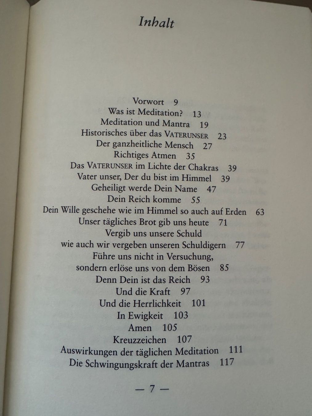Trudi Thali: Vaterunser als Chakra-Meditation, Top Zustand (Gebraucht ...