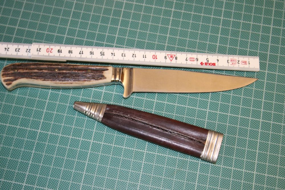 Hubertus Solingen Jagd Messer mit Hirschhorngriff (Gebraucht) in ...