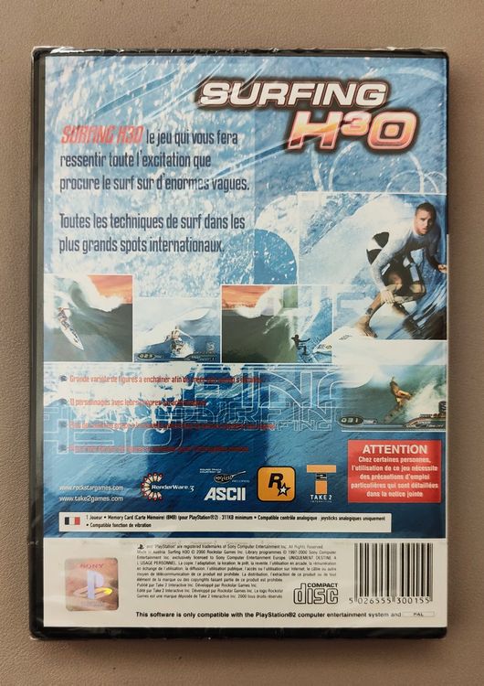 Surfing H3O PS2 Rockstar Games - SELTEN - NEU / SEALED | Kaufen auf Ricardo