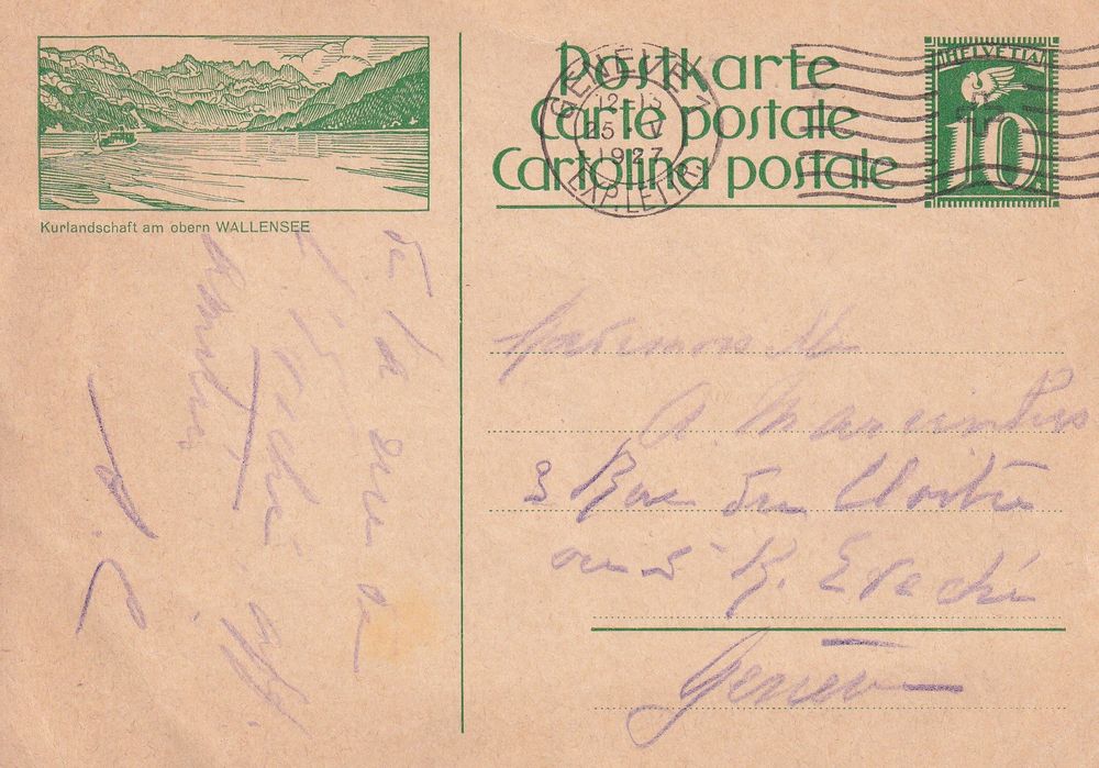 Carte postale / Postkarte / Cartolina postale (Gebraucht) in Orvin für ...