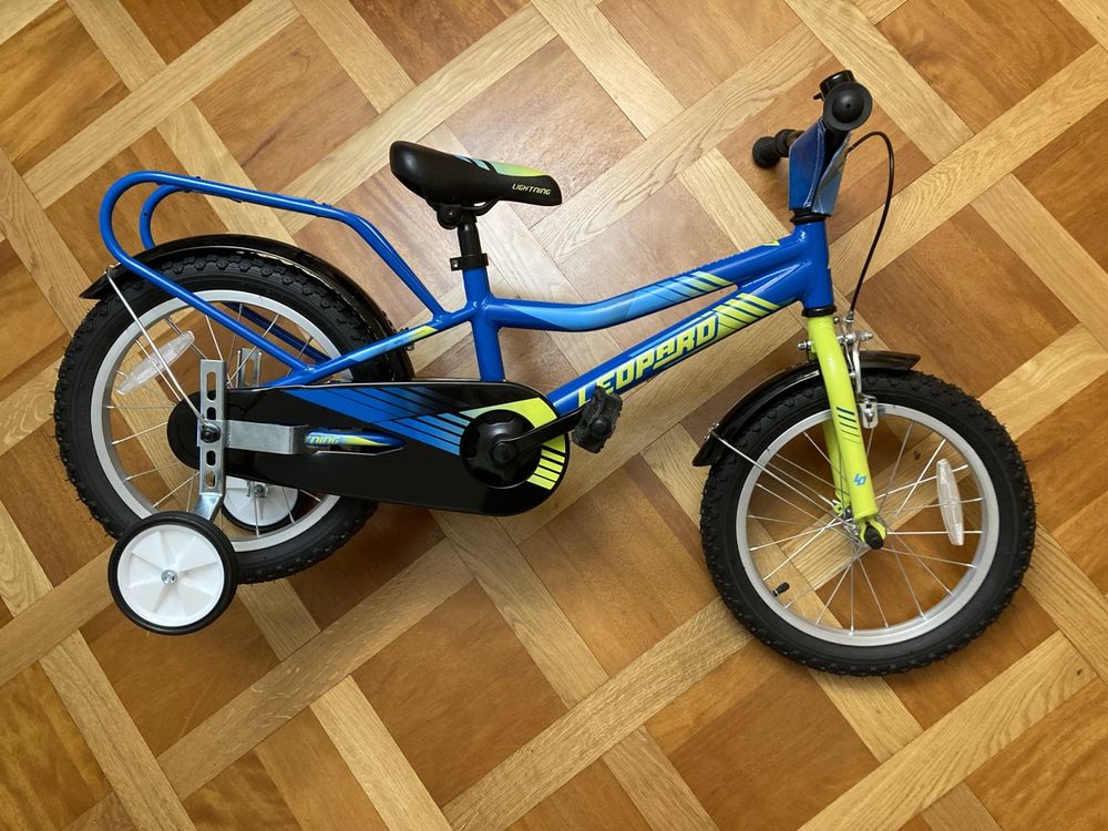 Vélo enfant Leopard 16" avec roues stabilisatrices (Neu (gemäss ...