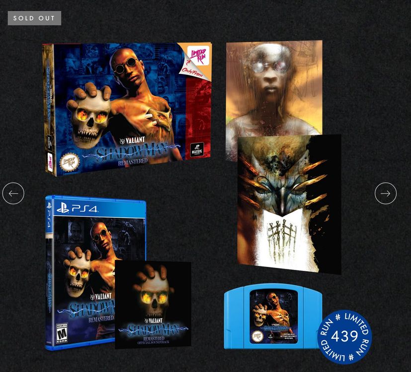 Shadow Man Remastered Classic / Limited Run Games Raritat (Neu und ...