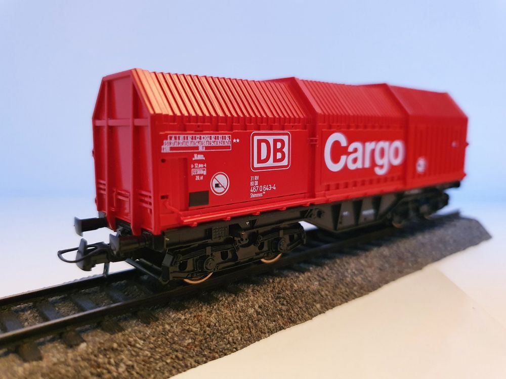Teleskophaubenwagen / Shimmns 708 der DB-AG DB Cargo / 1:87 (Neu und ...