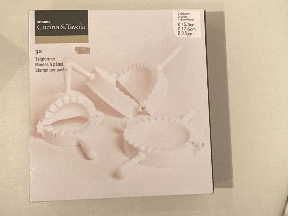 Teigformer in 3 Grössen für Ravioli(Nr.4) (Neu und originalverpackt) in ...