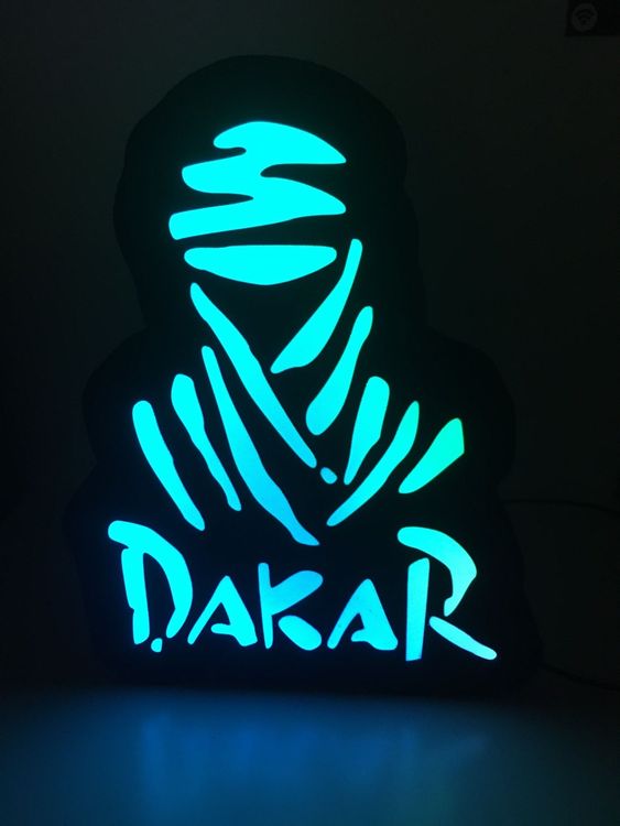Dakar Logo mit LEDs (Neu (gemäss Beschreibung)) in Luzern für CHF 40 ...