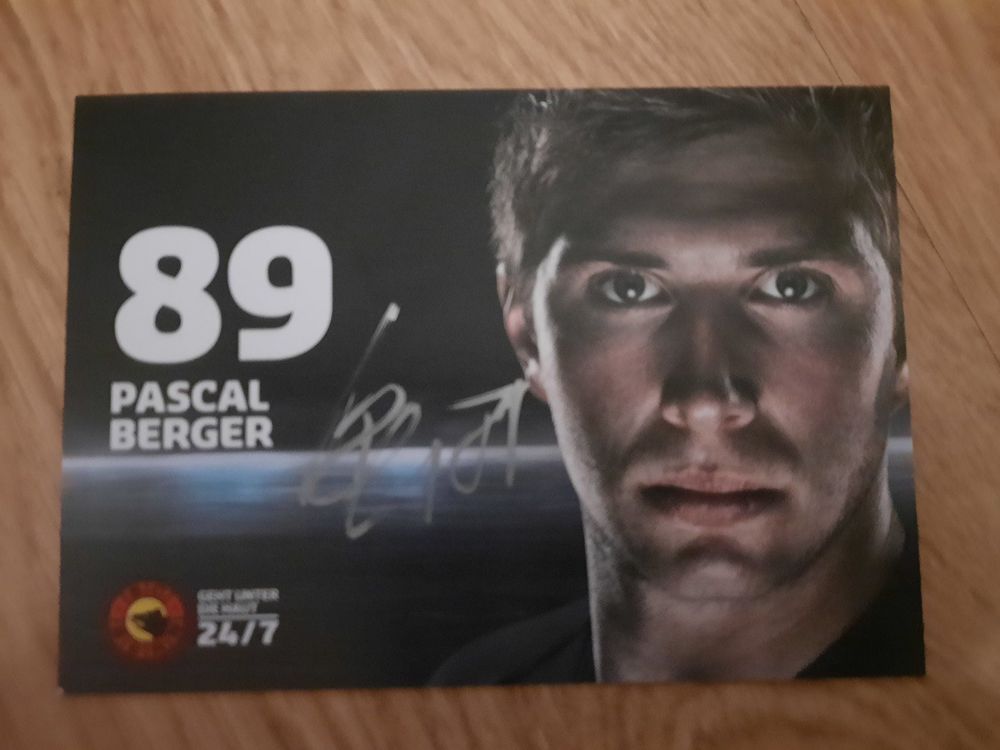 Pascal Berger / orig. Autogrammkarte | Kaufen auf Ricardo