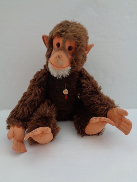 Hermann Teddy 50erJahre Mohair Schimpanse Plüschtier Vintage (Gebraucht ...